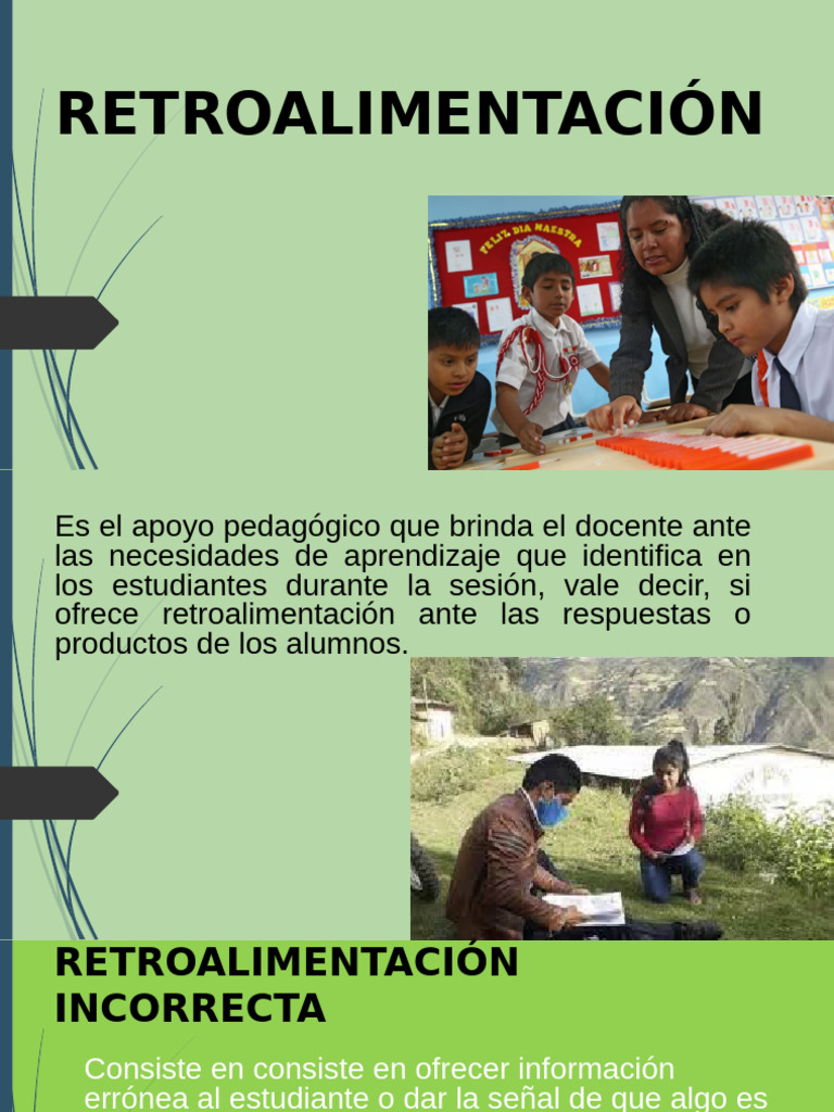 Retroalimentación | PDF