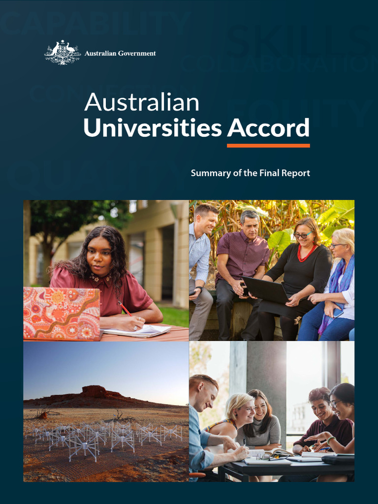 Australian Universities Accord Summary Report | PDF | Cost Of Living ...