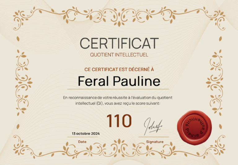 Certificate | PDF