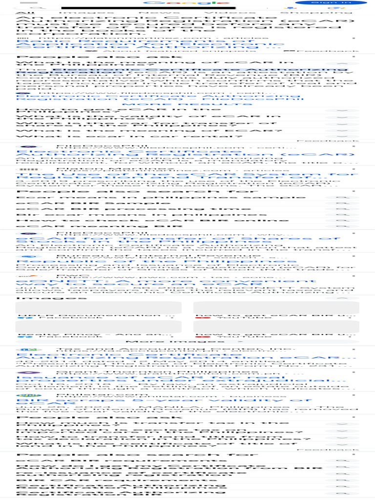 ECAR Means in Philippines - Google Search | PDF | Taxes | Government Finances