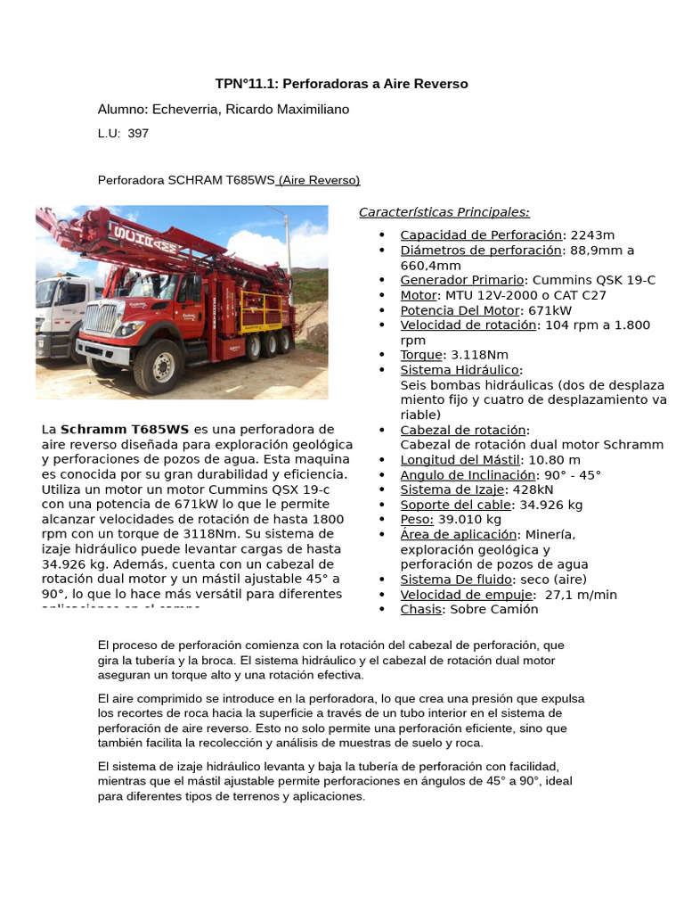 Tpn° 11.1 | PDF | Perforación | Ingeniería mecánica