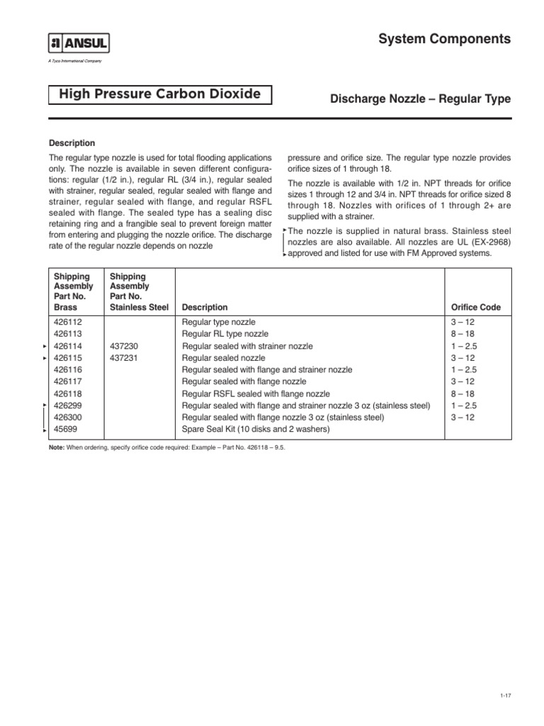 Discharge Nozzle Regular Type F 90223 | PDF | Screw | Mechanical ...
