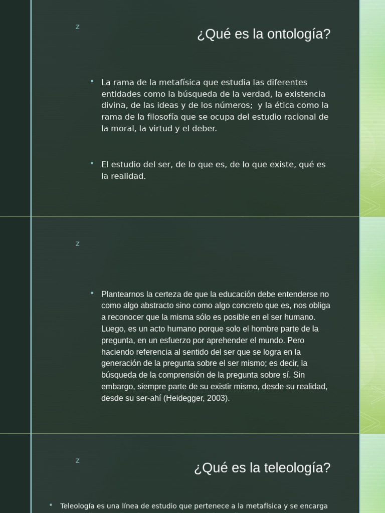 Qué Es La Ontología | PDF