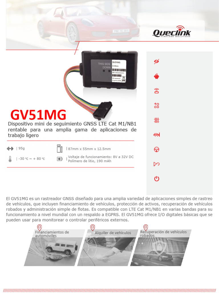Rastreador GNSS LTE Cat M1/NB1 Económico | PDF