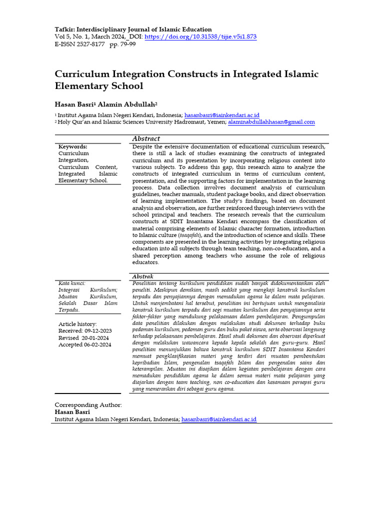 6 +Hasan+Basri+Revision | PDF | Curriculum | Teachers