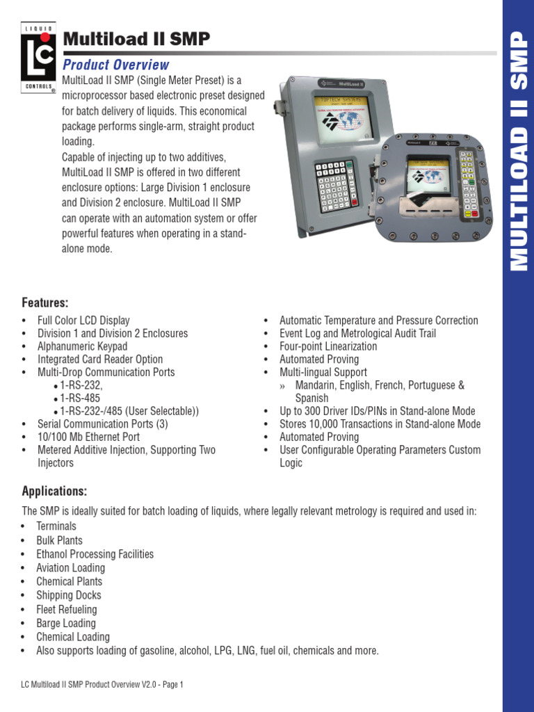 15 - MultiLoad II SMP Prod V2 | PDF | Analog To Digital Converter ...