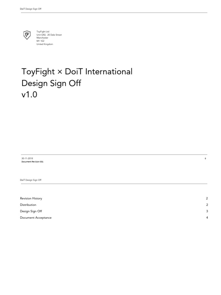 DoiT-Design-Sign-Off | PDF