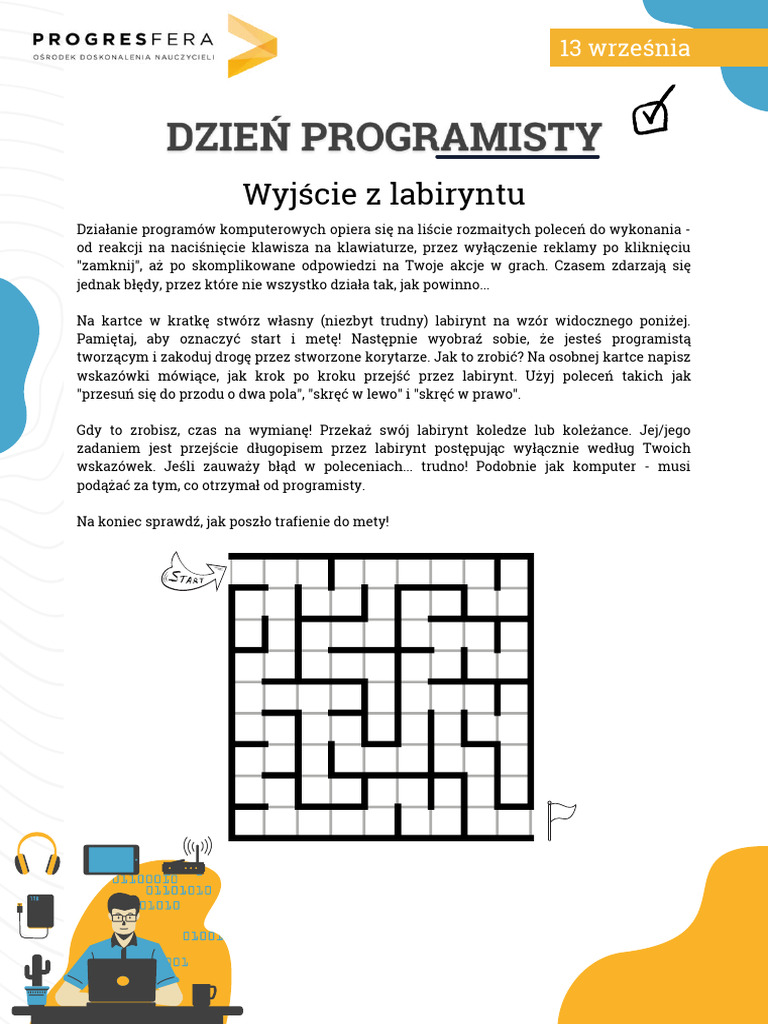 Dzien Programisty Karta Dla Mlodszych | PDF