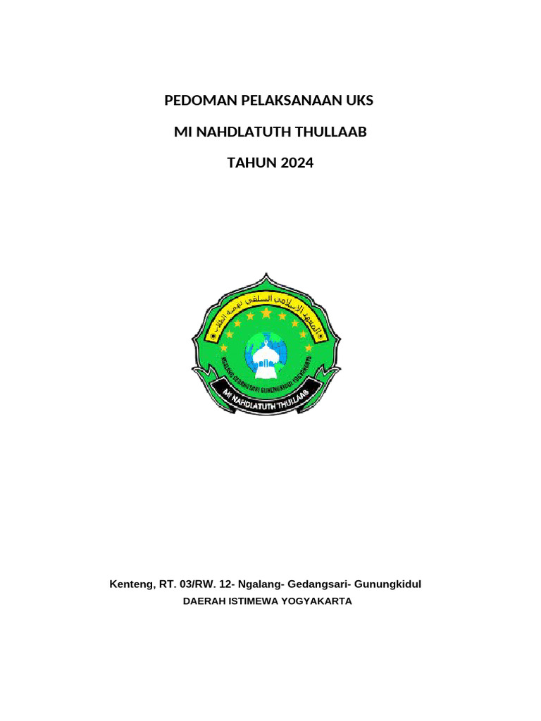 Pedoman Pelaksanaan Uks Di Sekolah Final 1 | PDF