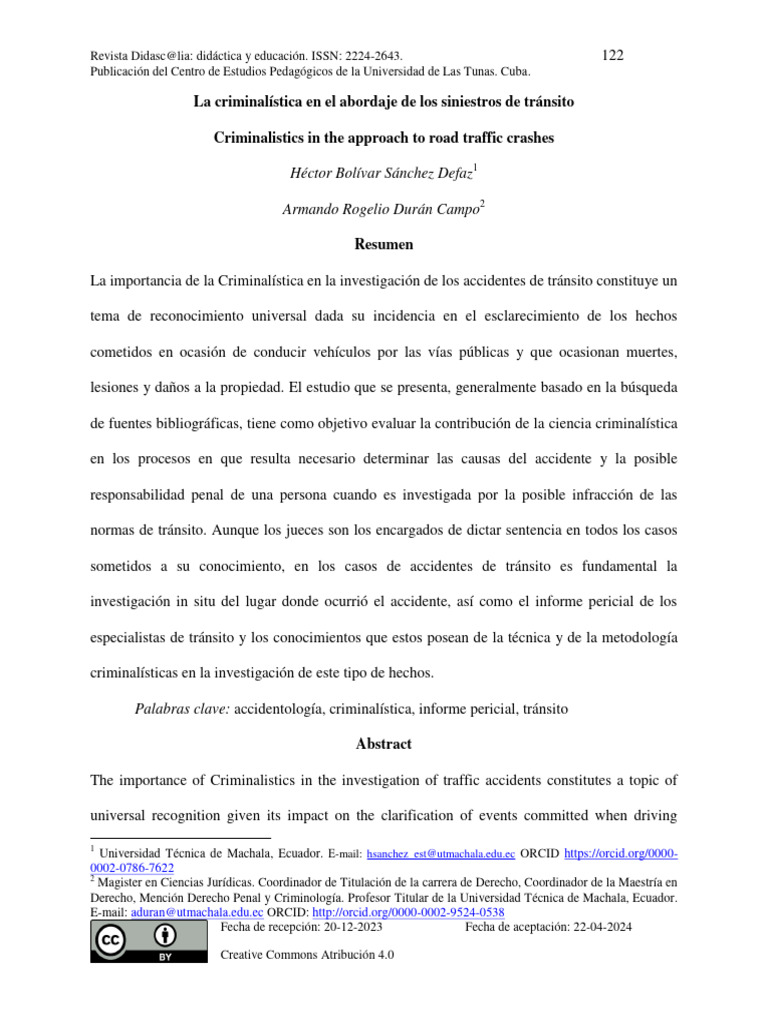 Héctor Bolívar Sánchez Defaz Armando Rogelio Durán Campo | PDF ...