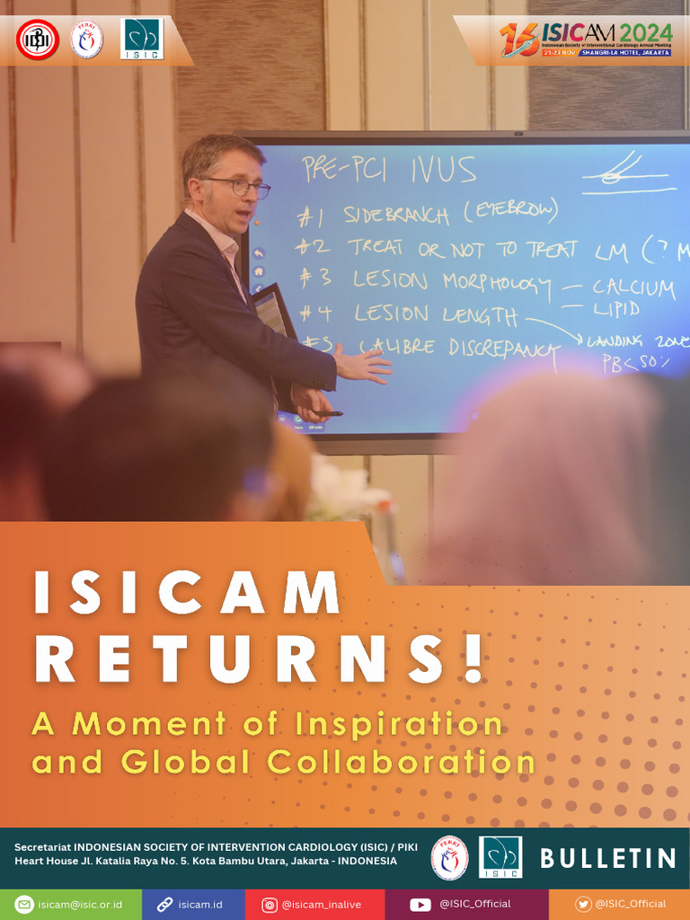 Vol 1 Isicam 2024 | PDF | Percutaneous Coronary Intervention | Angiology