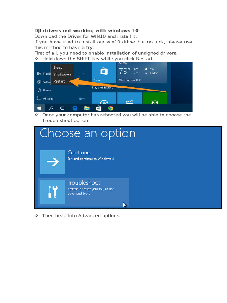 DJI Driver Fix for Windows 10 Users | PDF