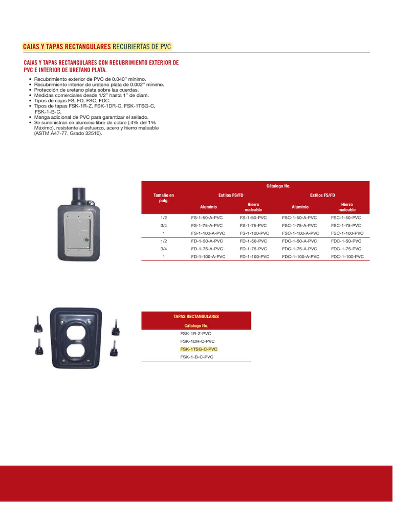 0642 - FSK 1TSG C PVC | PDF | Rieles | Materiales
