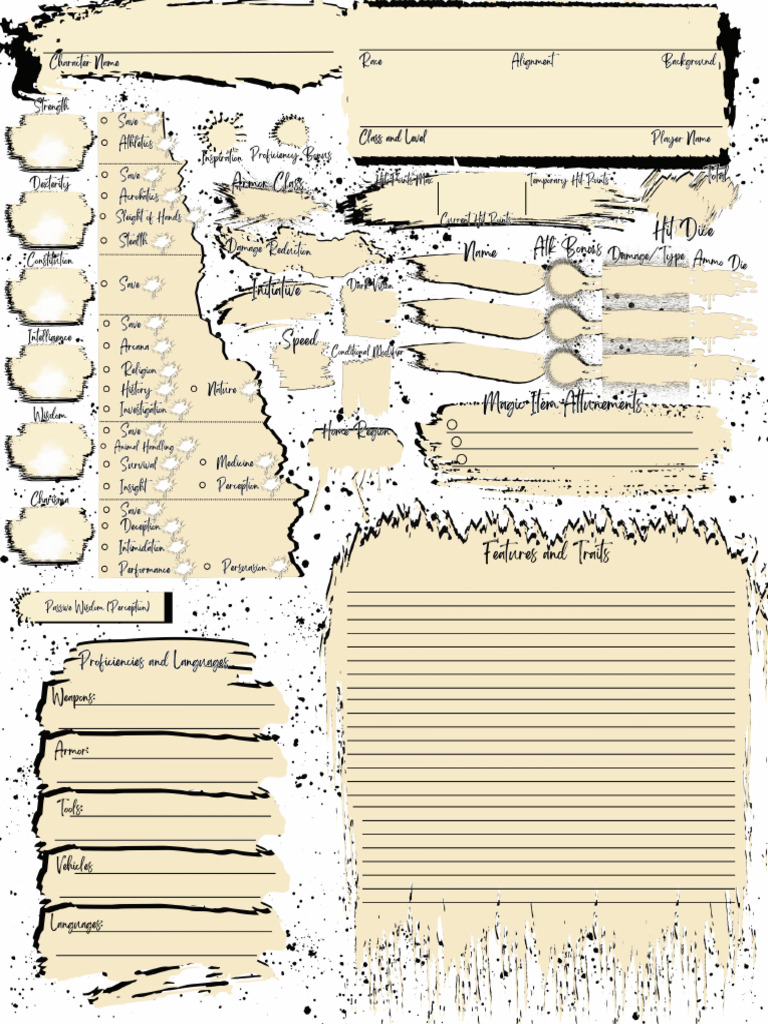 Character Sheet | PDF