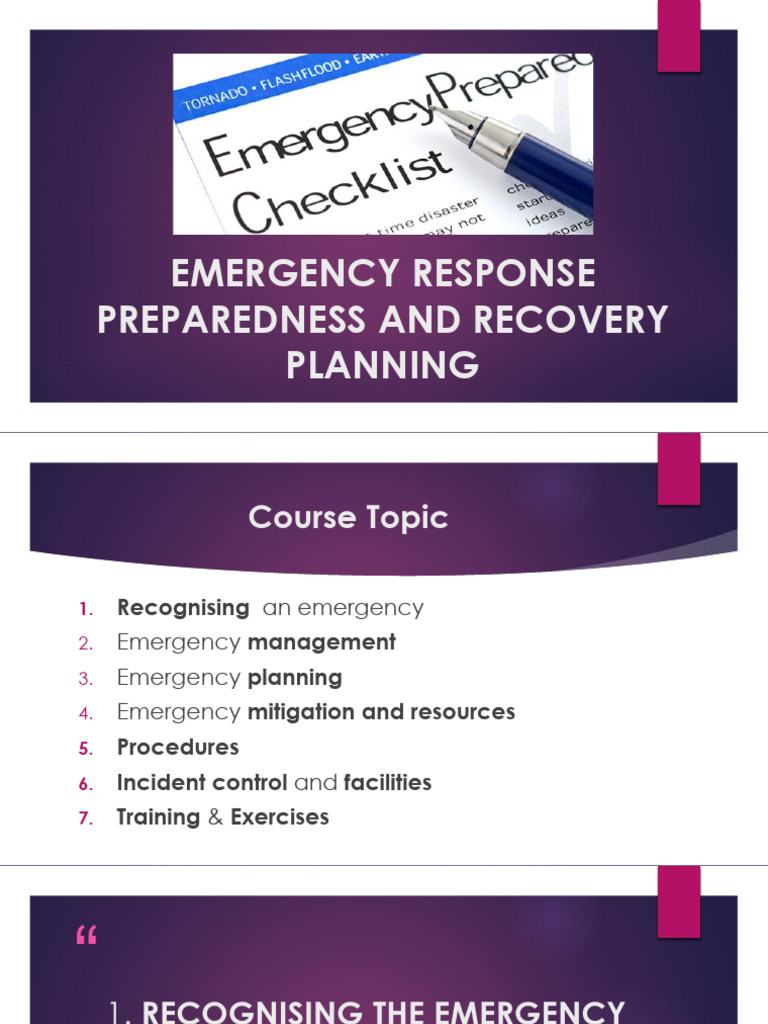Emergency Response Planning Guide | PDF | Emergency Management | Emergency