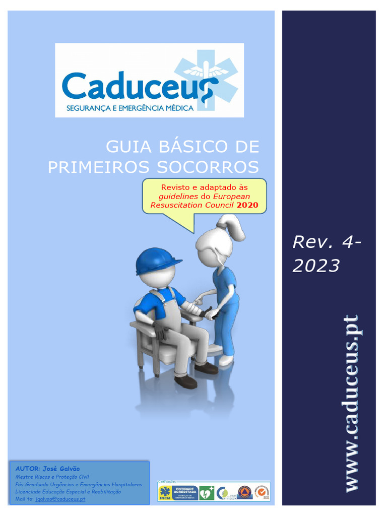 Guia de Primeiros Socorros 2023 | PDF | Primeiros socorros | Queimadura