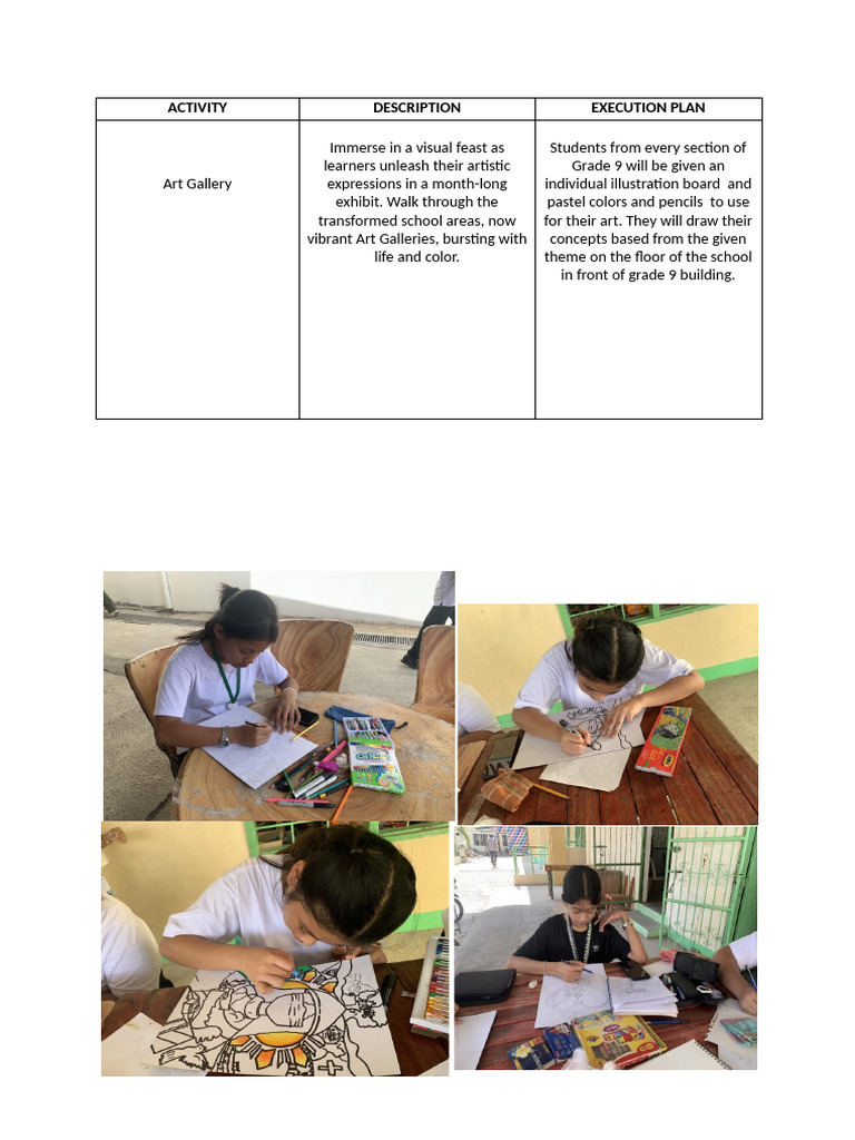 Art Gallery Grade 9 | PDF
