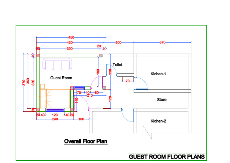 Teklay Guest House DWG1 | PDF