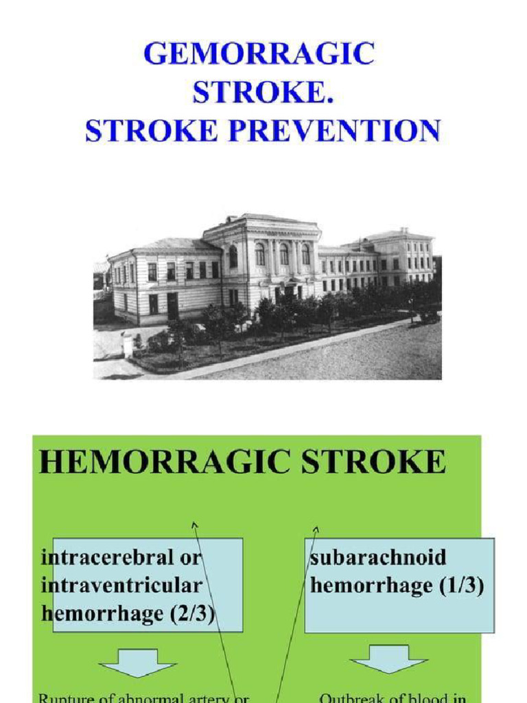 Stroke Hemoragik | PDF
