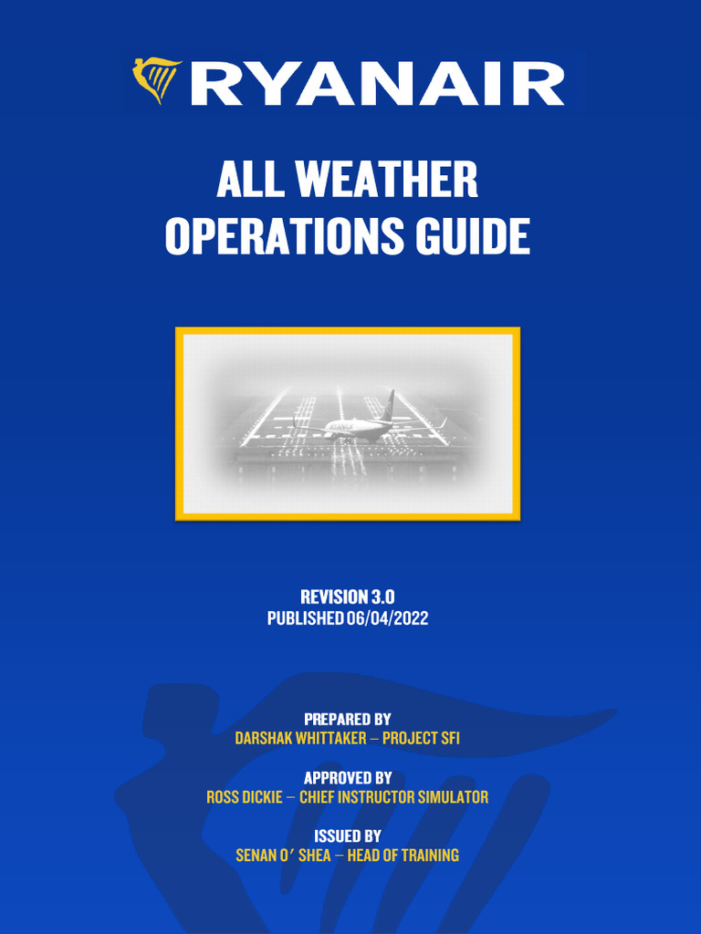 Ryanair All Weather Operation | PDF | Runway | Aviation