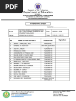 Lac Session Attendance Sheet | PDF