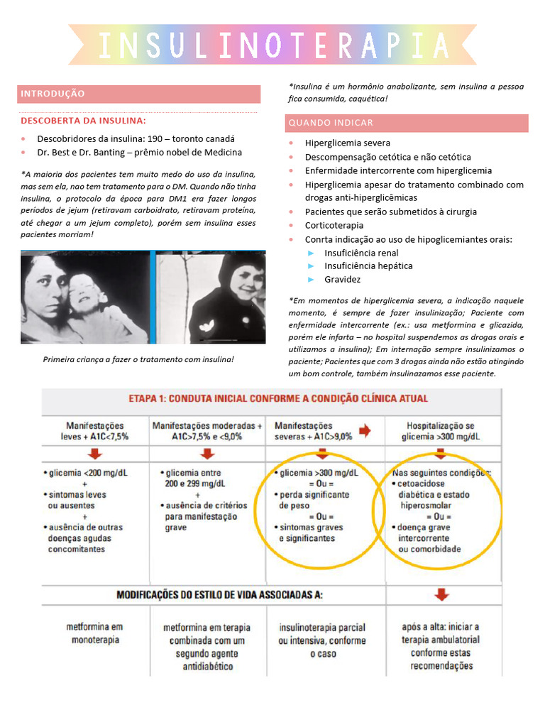 Insulinoterapia Brait PDF | PDF | Especialidades médicas | Medicina Clínica