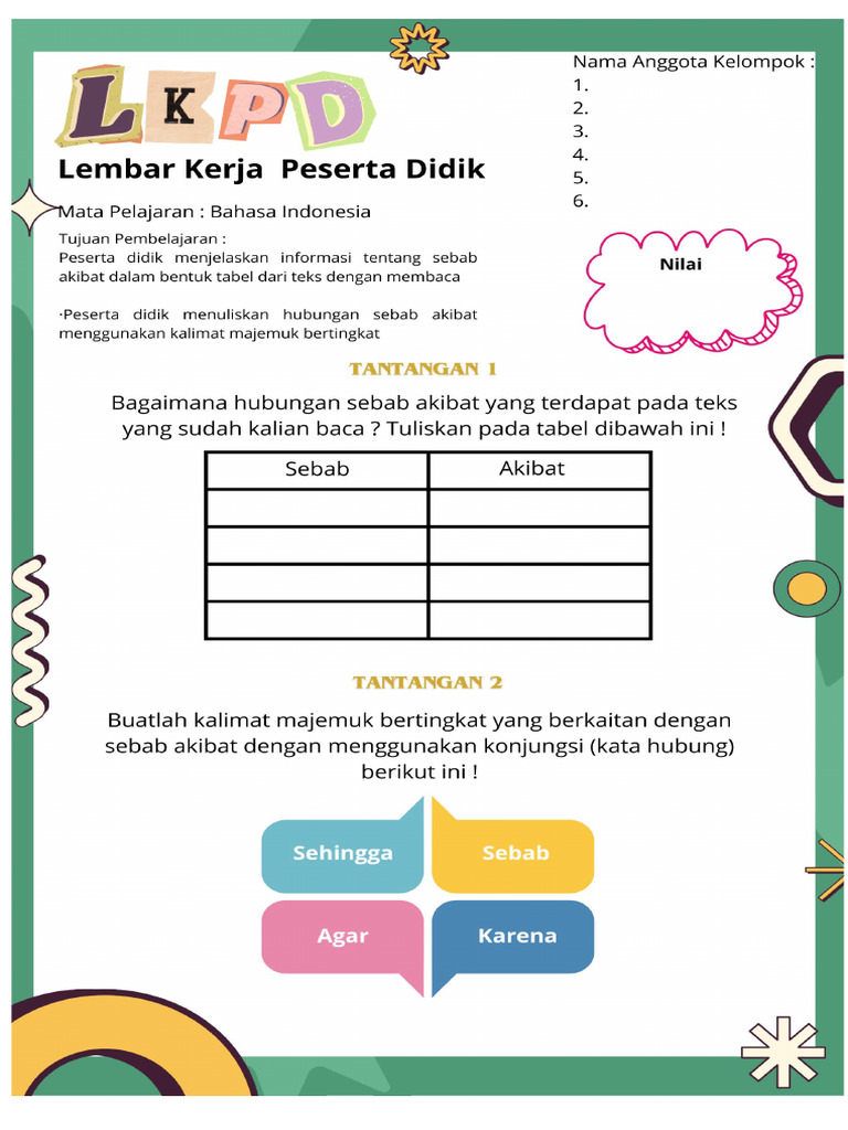 LKPD Bindo Majemuk | PDF