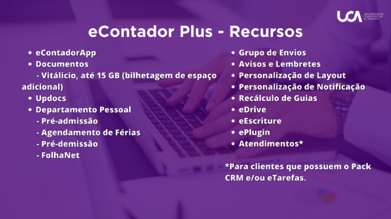 EContador Plus - Recursos | PDF