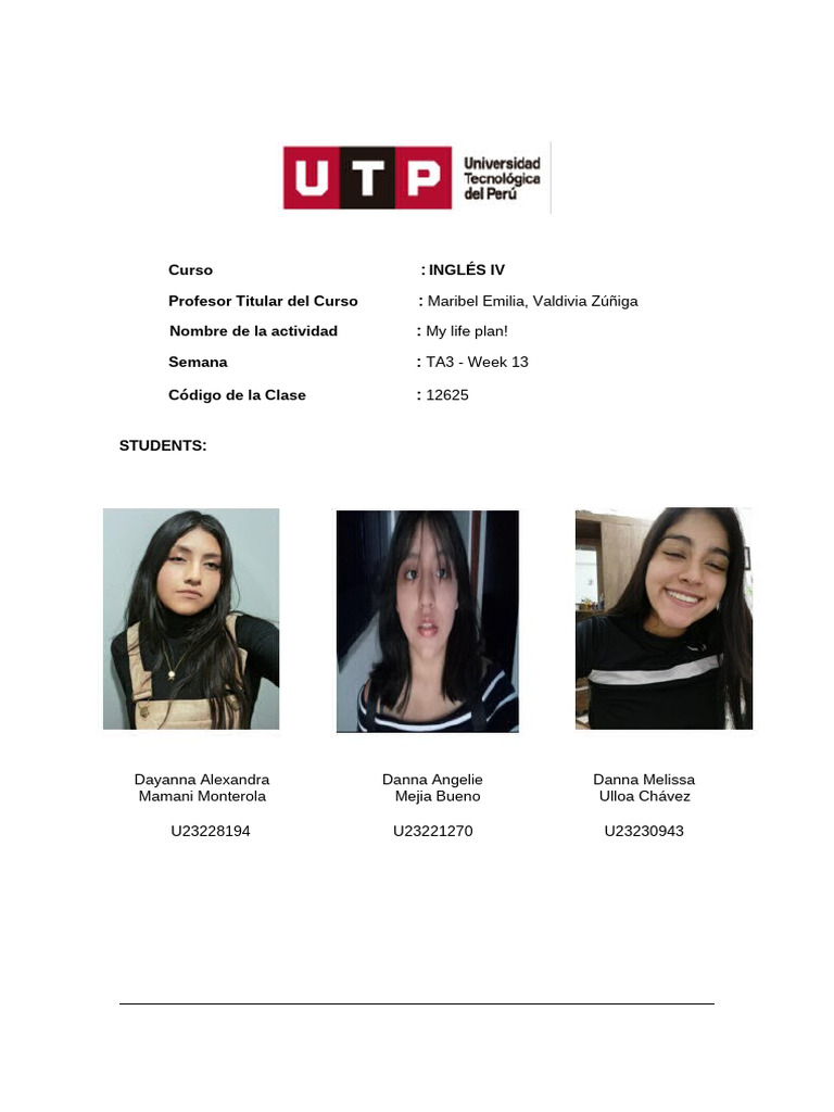 Ta3 - Week 13. | PDF