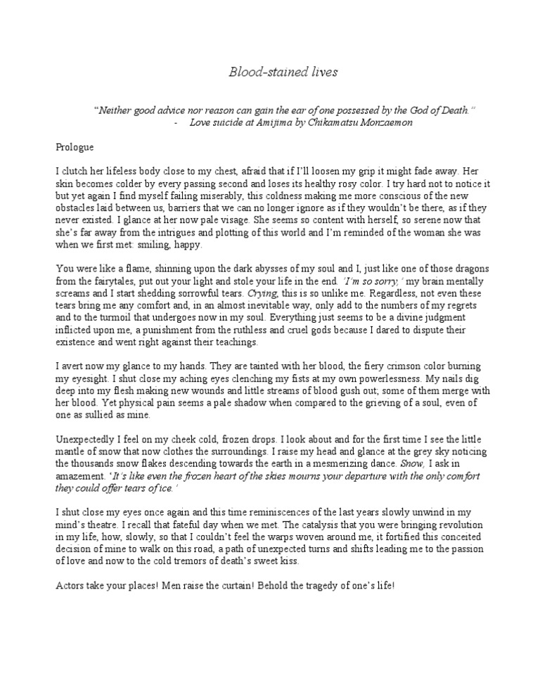 Blood Stained Lives | PDF