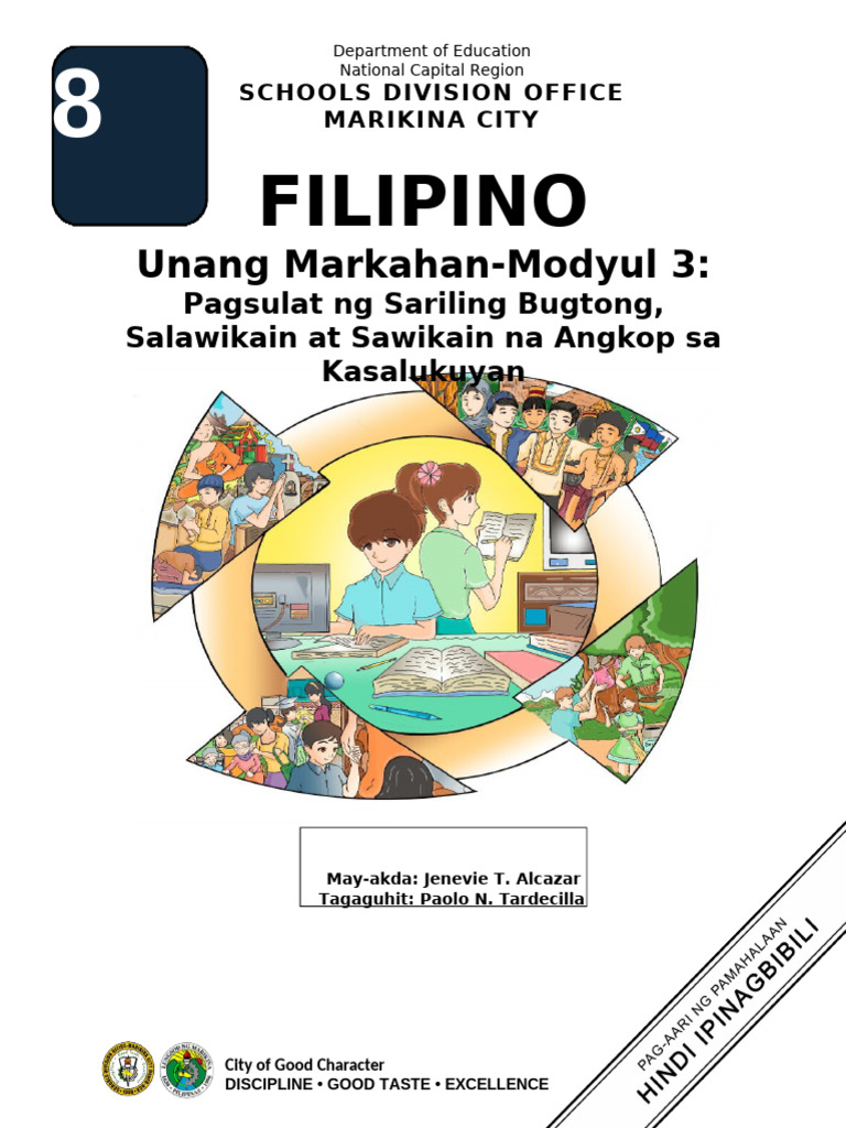 NCR Final Filipino8 Q1 M3 | PDF