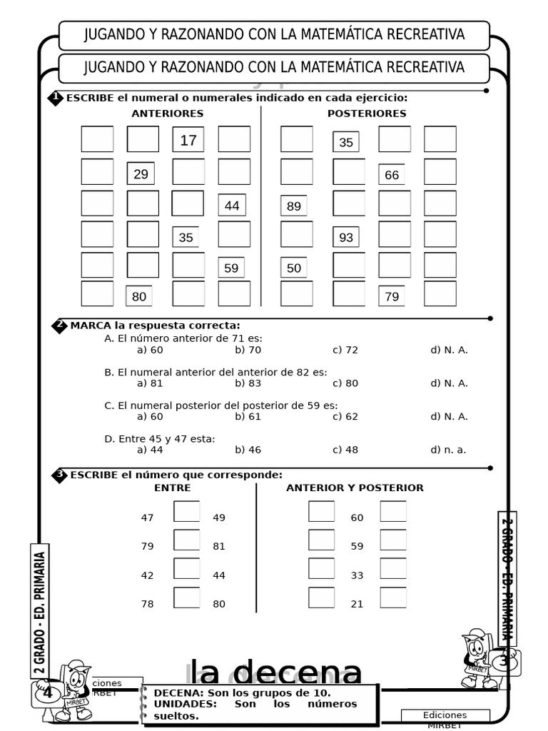 RAZ. MATE para Segundo Grado | PDF