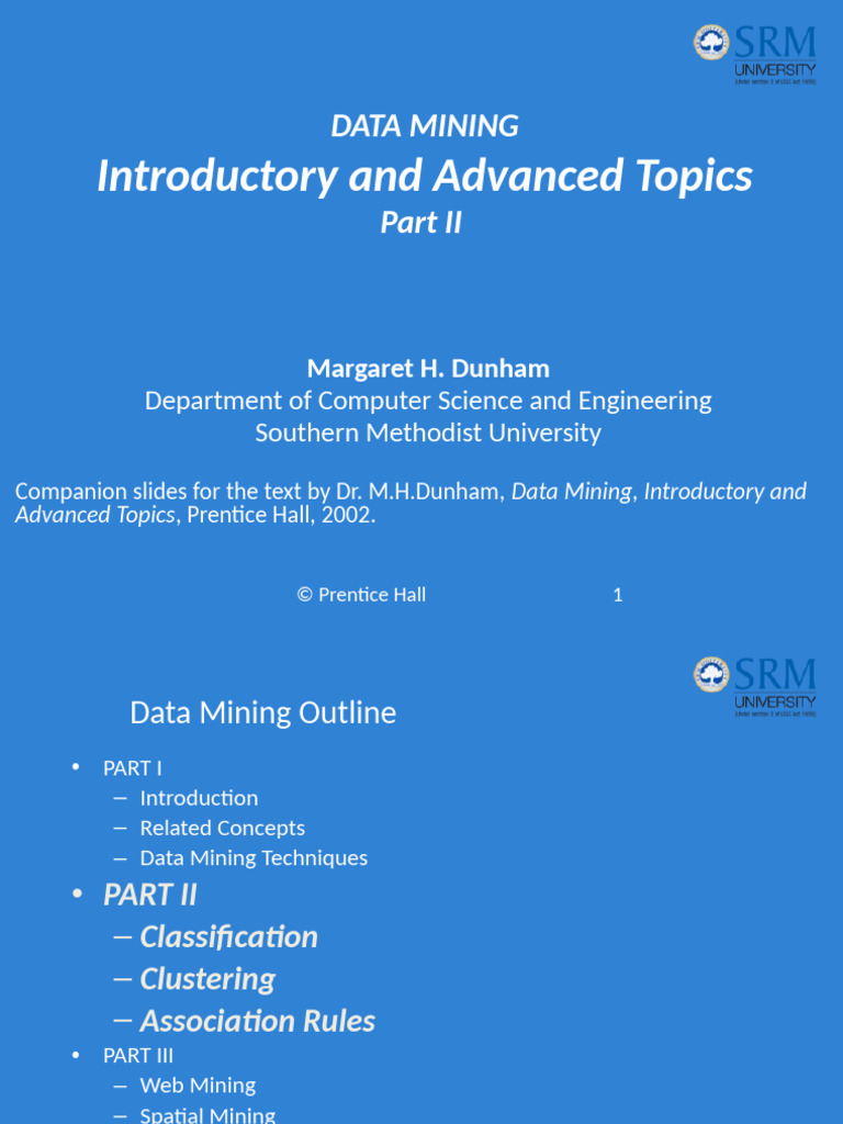 data_mining_unit2_3 | PDF | Statistical Classification | Computational Neuroscience