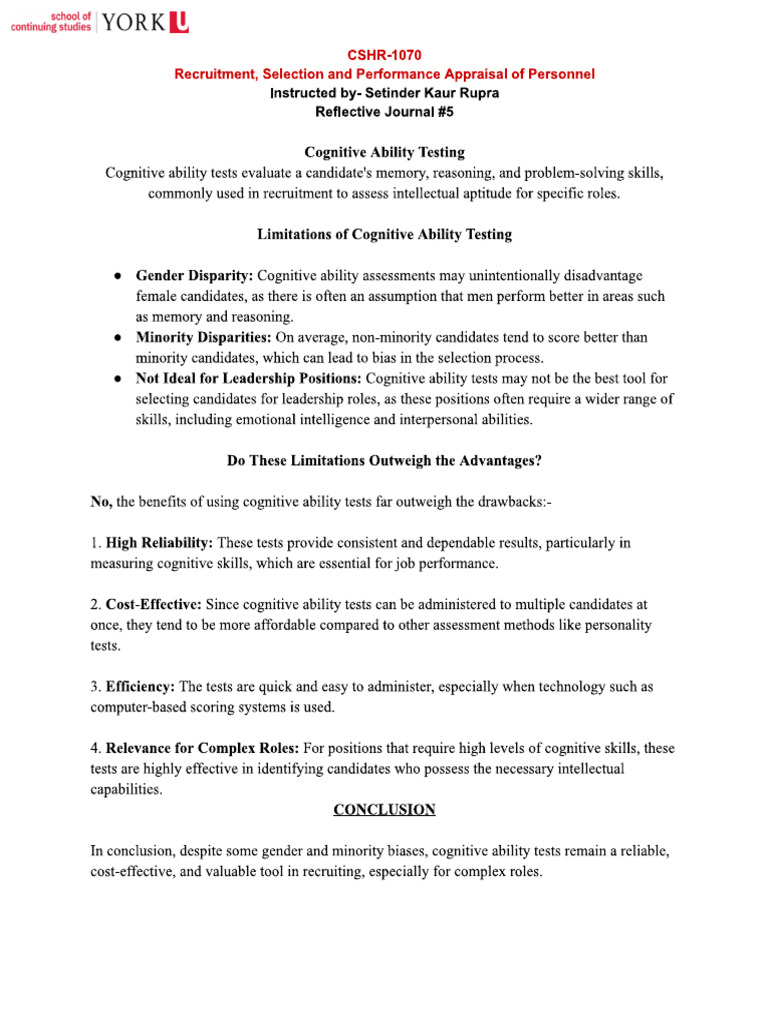 Reflective Journal #5 | PDF