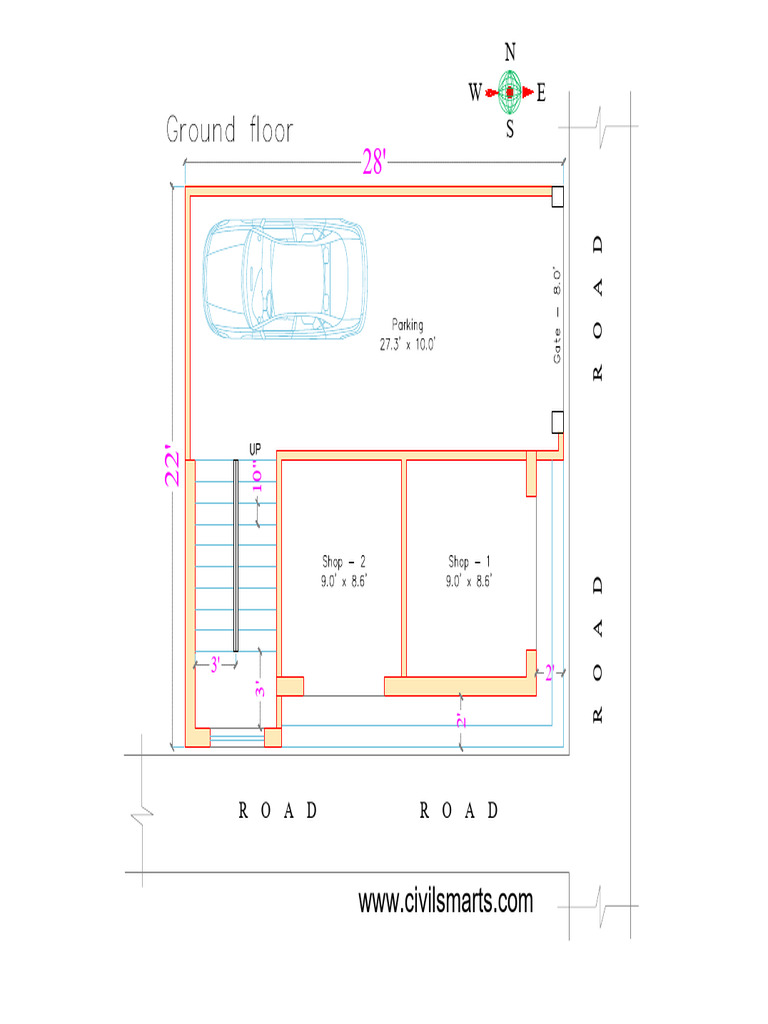 28x22 G 1 Plan PDF | PDF