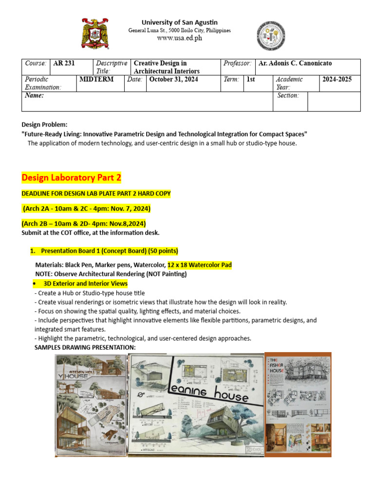 Future-Ready Living Design Project | PDF