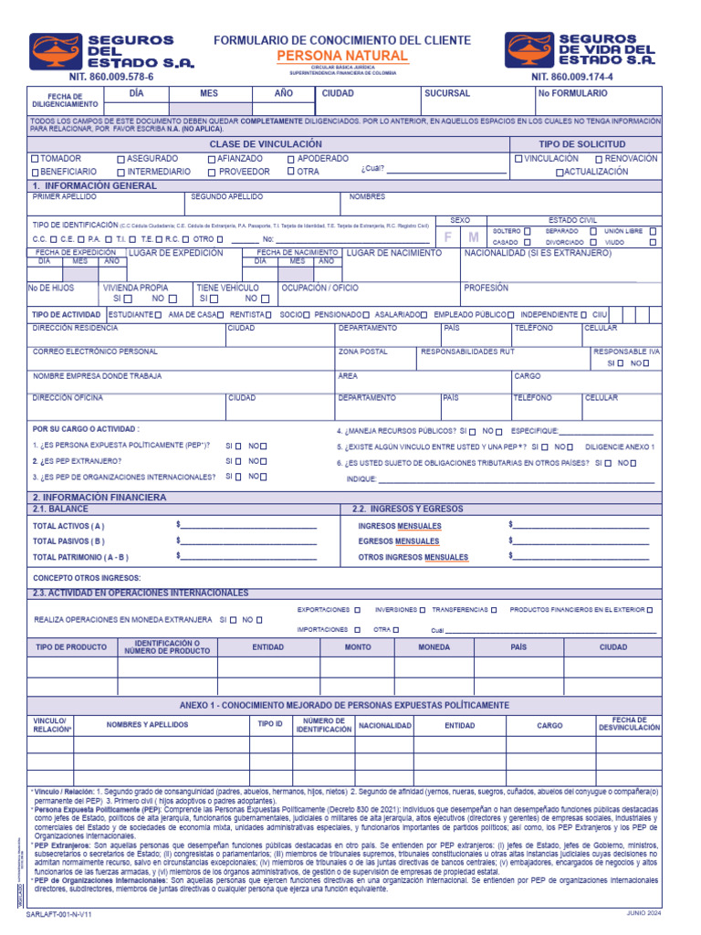 Formato de Solicitud de Seguro Vida AXA | PDF | Póliza de seguros | Seguro