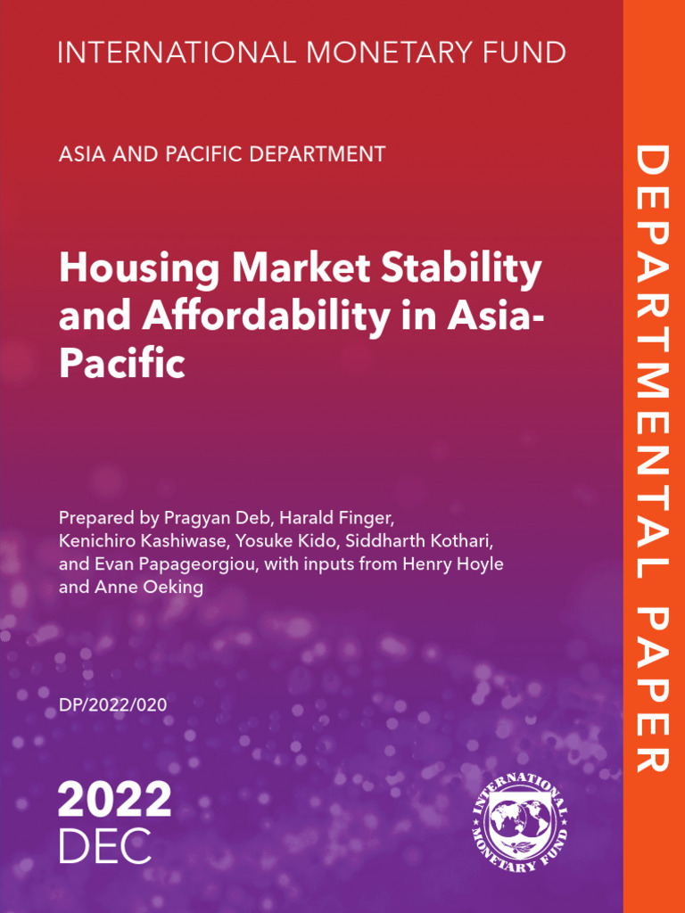 Housing Market Stability and Affordability in Asia Pacific | PDF | Cost Of Living | Recession