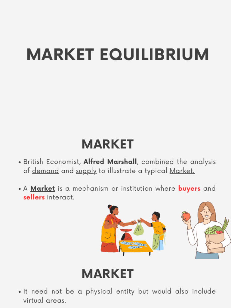 Market Equilibrium and Elasticity | PDF | Economic Equilibrium | Supply ...