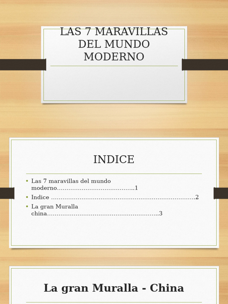 Las 7 Maravillas del Mundo Moderno | PDF