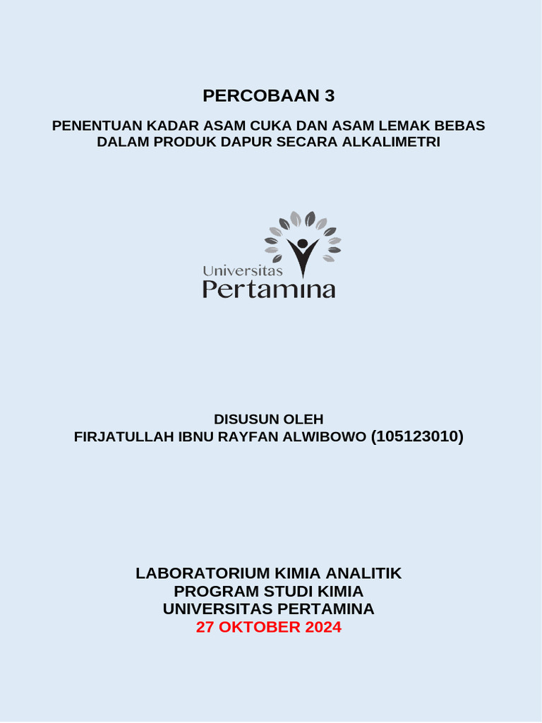 Firjatullah Ibnu Rayfan Alwibowo - Laporan Modul 3 | PDF