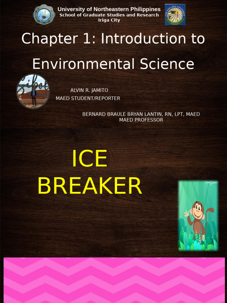 Envi Sci. Week 1. Chapter 1 .Sir Alvin Report | PDF | Science | Environmental Science