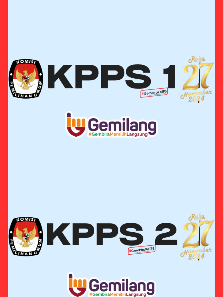 Administrasi KPPS Pilkada 2024 | PDF