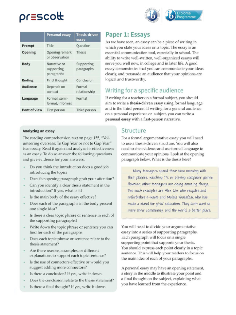 Essay - Introduction | PDF