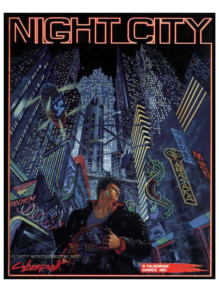Cyberpunk 2020 - CP3501 Night City Sourcebook | PDF