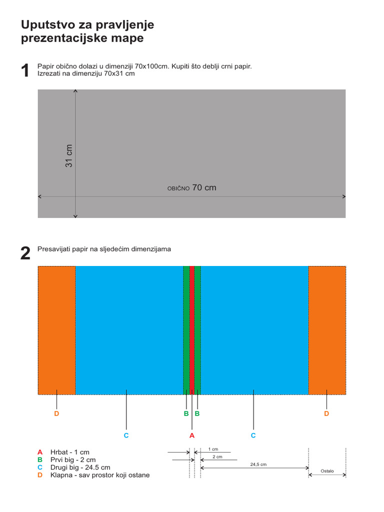 Uputstvo Za Izradu Prezentacijeske Mape | PDF