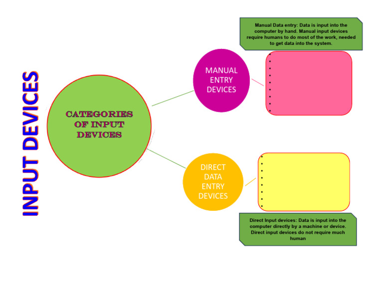 Categories of Input Devices | PDF