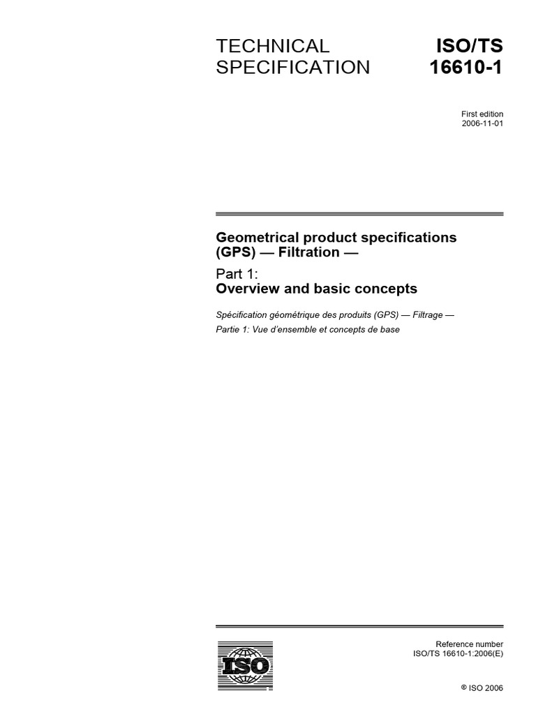 Iso 16610-1 | PDF | International Organization For Standardization