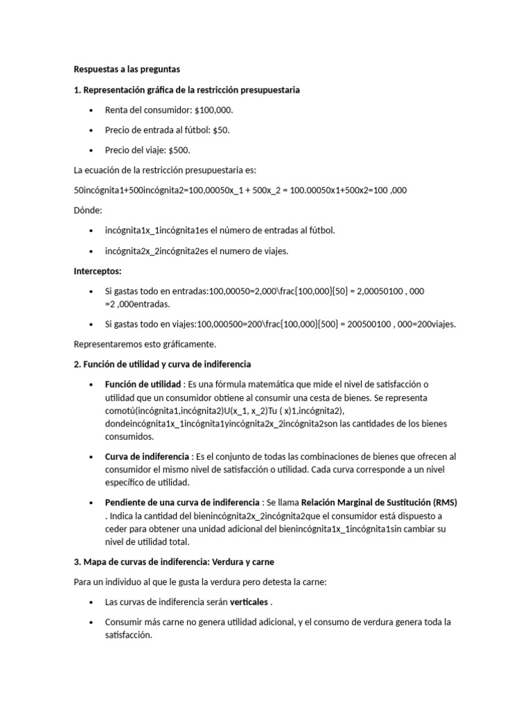 Respuestas A Las Preguntas Maryn | PDF | Curva de demanda | Utilidad