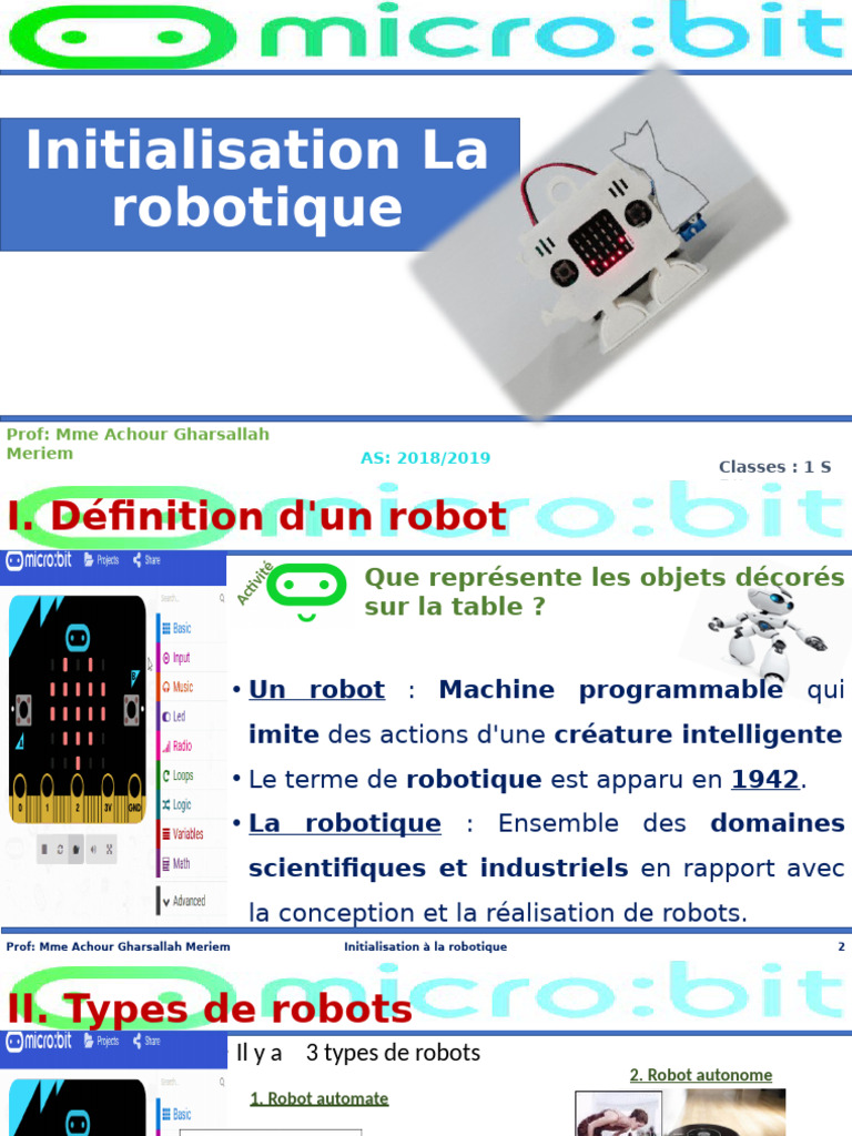 Initialisation Robotiqùe | PDF | USB | Ingénierie informatique